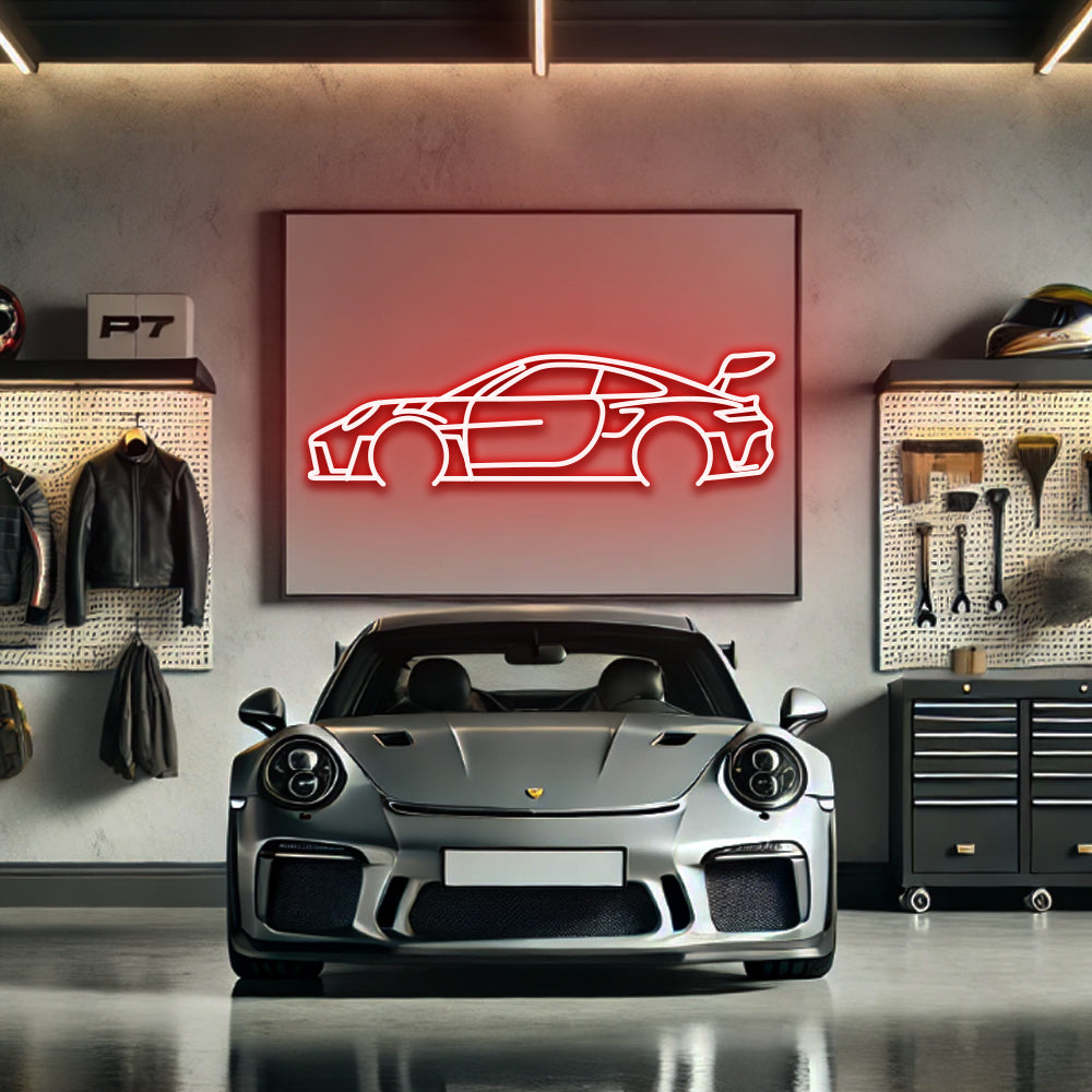 911 992 GT3 RS LED Neon Sign – NeonNiche