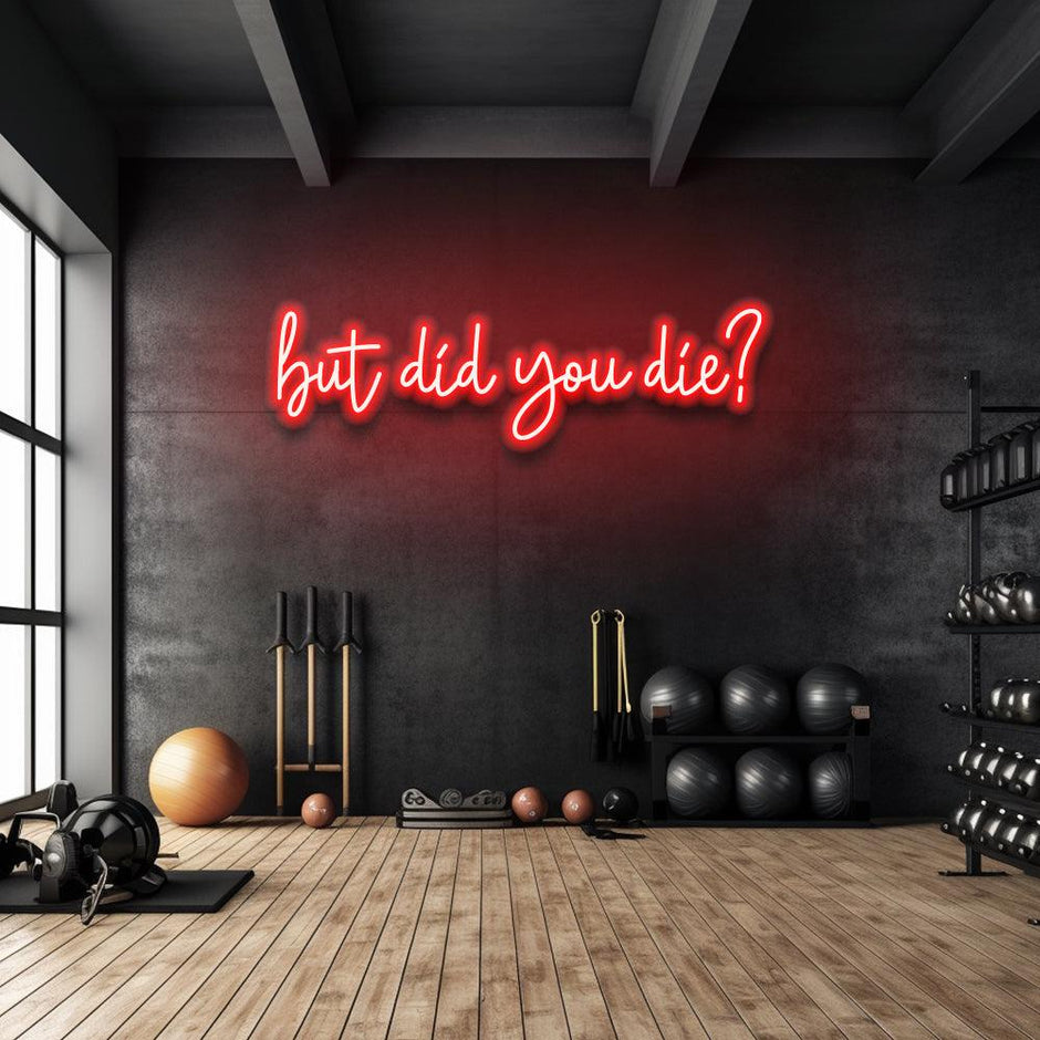 Gym Neon Sign, Light – NeonNiche