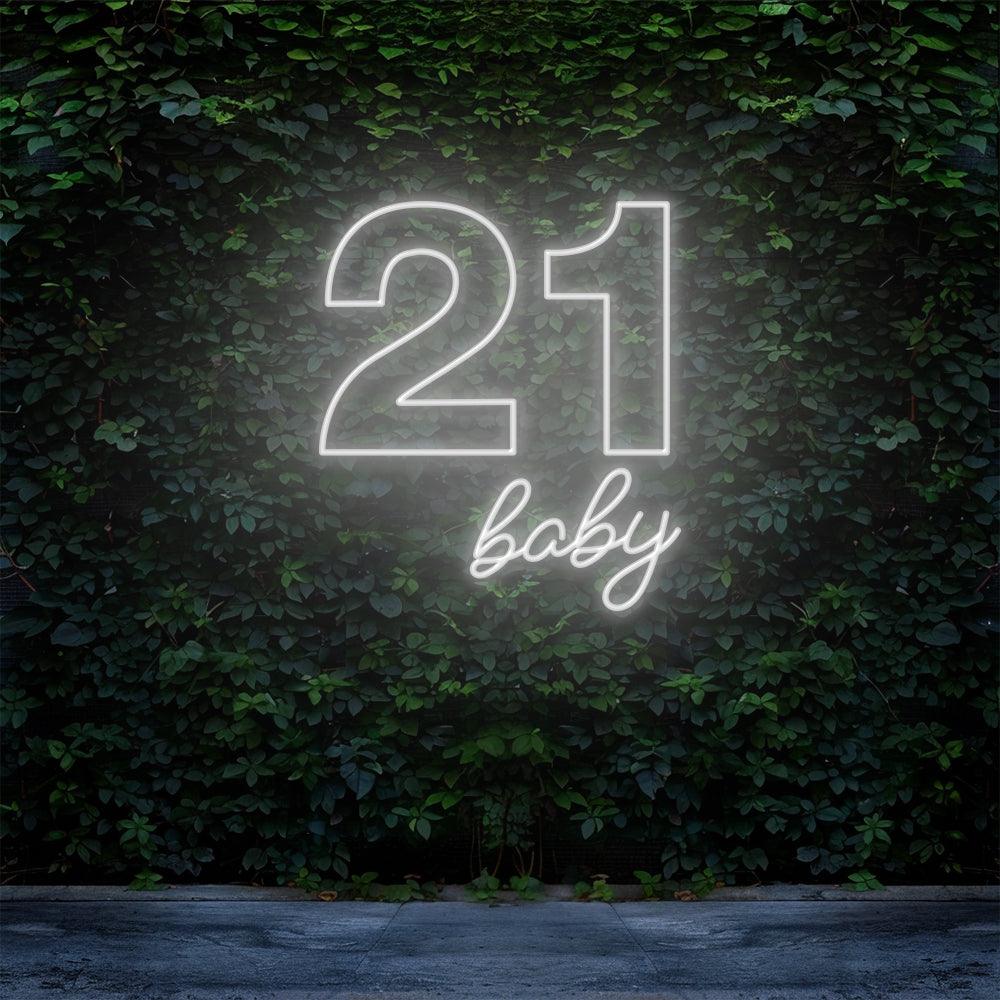 21 Baby - LED Neon Sign – NeonNiche