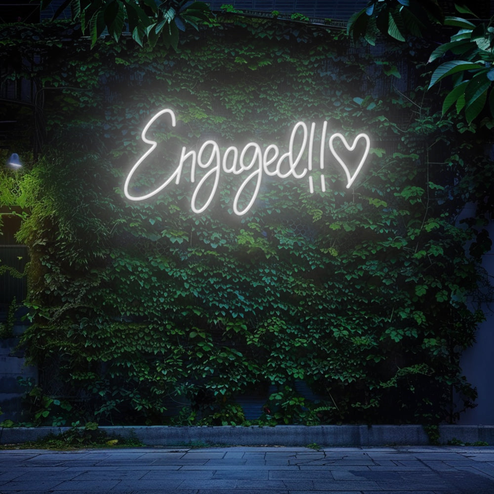 Engaged Heart - LED Neon Sign – NeonNiche