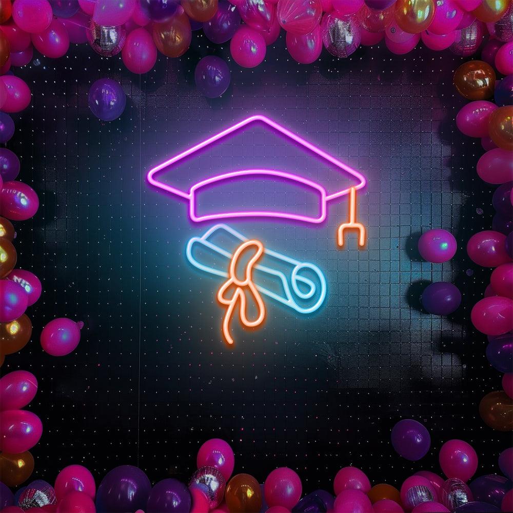 Cap and Diploma LED Neon Sign – NeonNiche